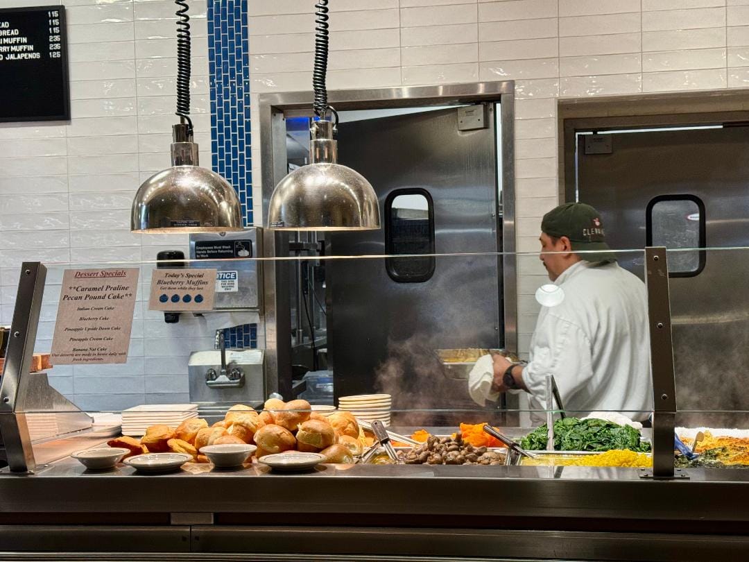 My first visit to the legendary Cleburne Cafeteria